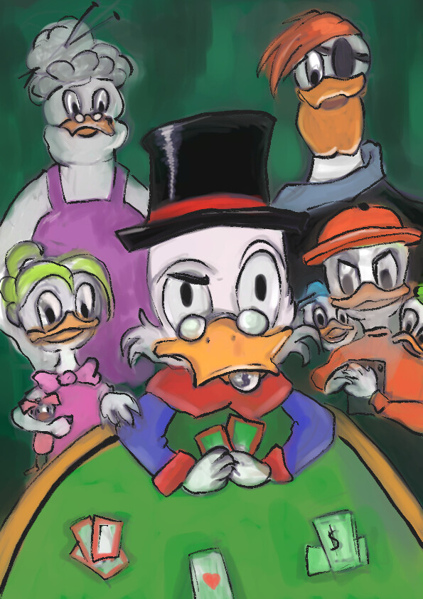 ArtStation - Scrooge Mcduck Ducktales Art