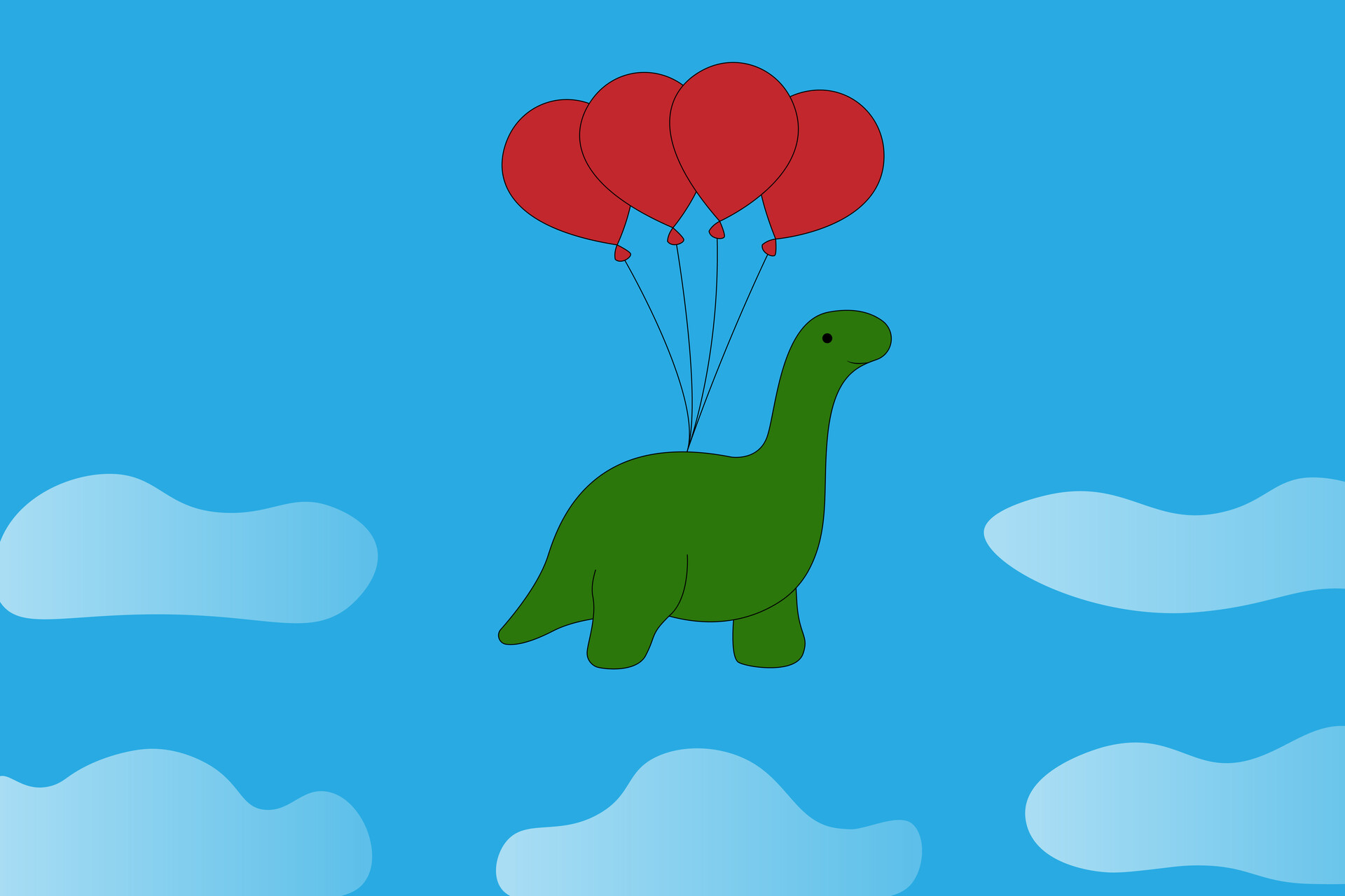 ArtStation - Flying dinosaur vector illustration