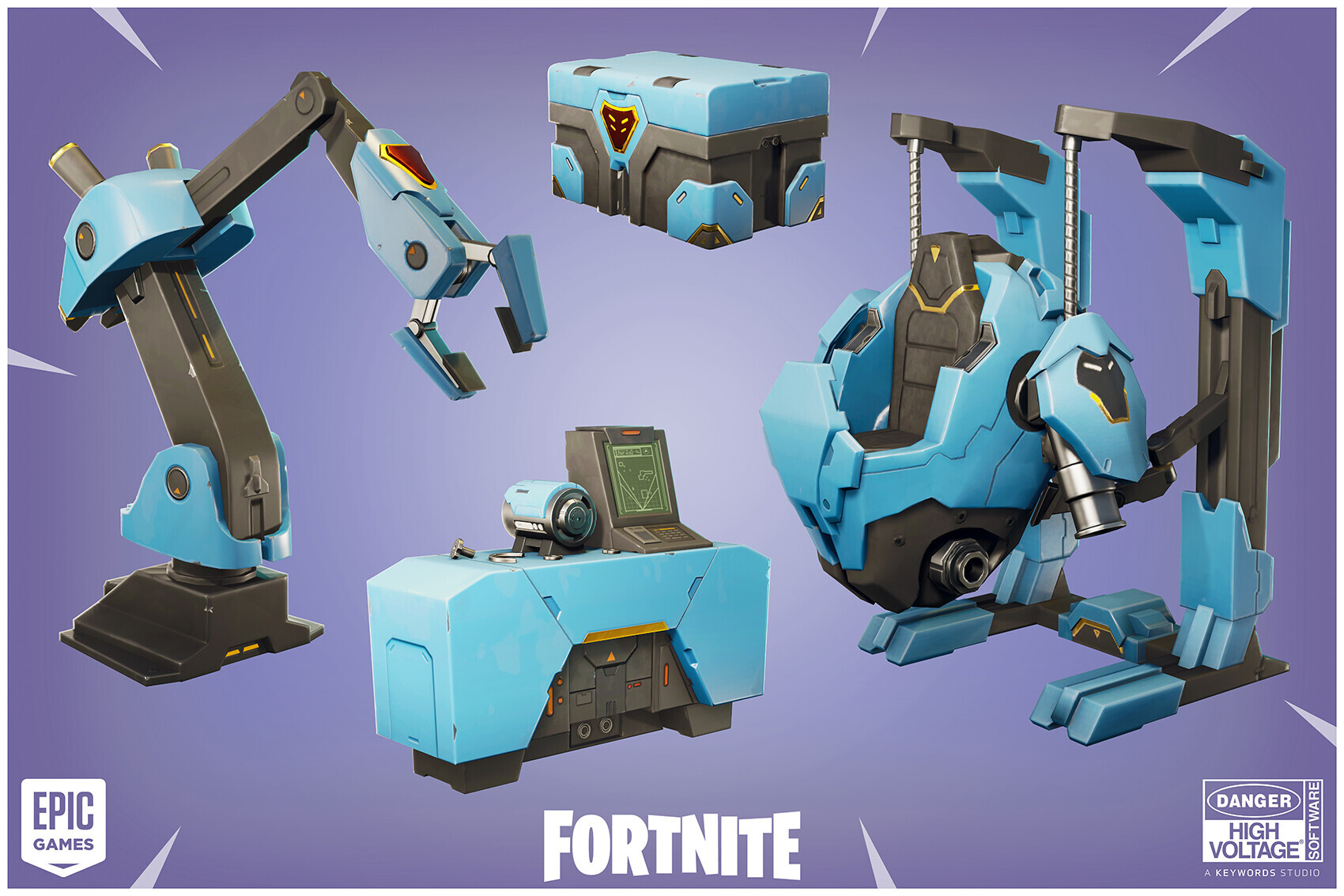 ArtStation - Fortnite - Hunters Haven Reese Props