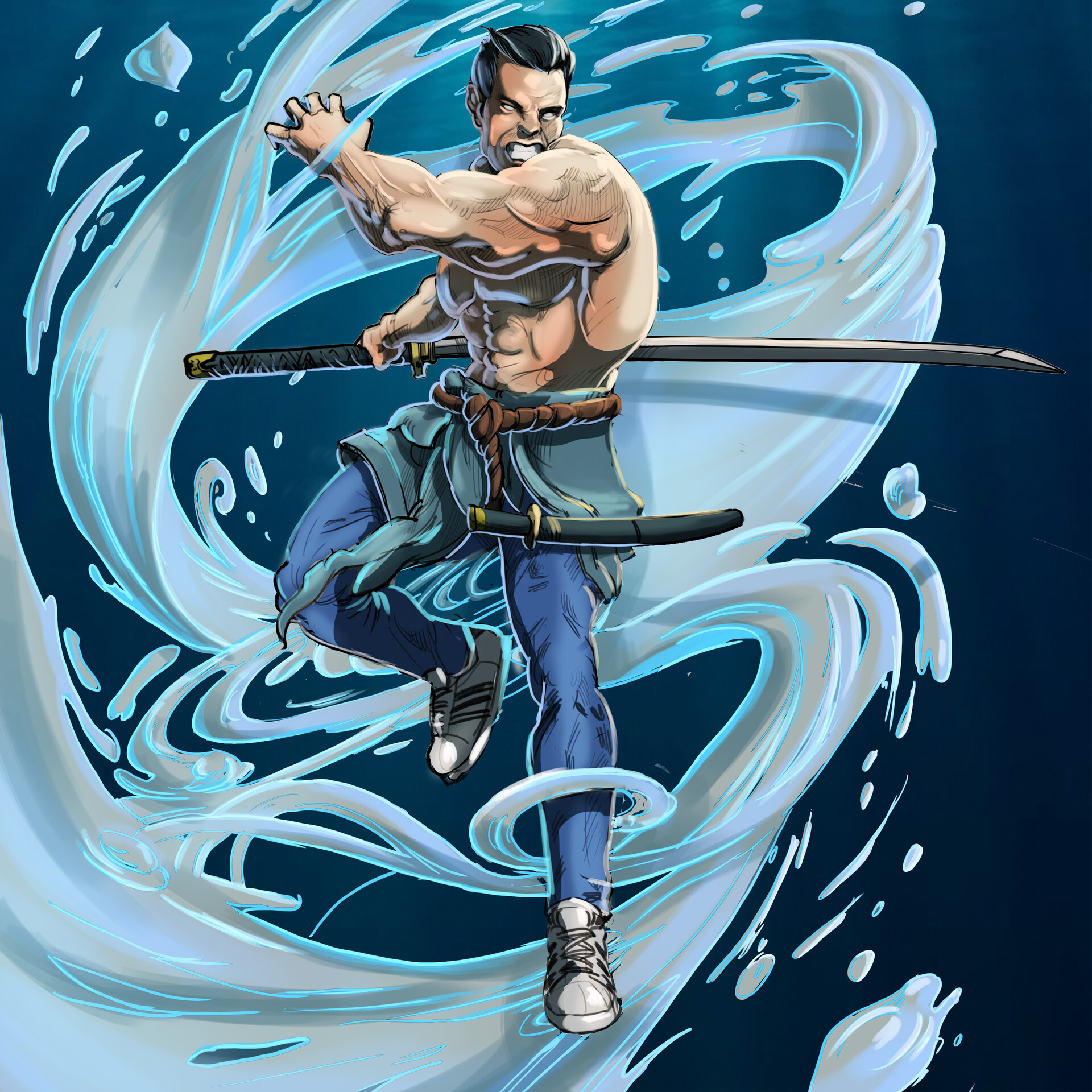 ArtStation - Water Dance