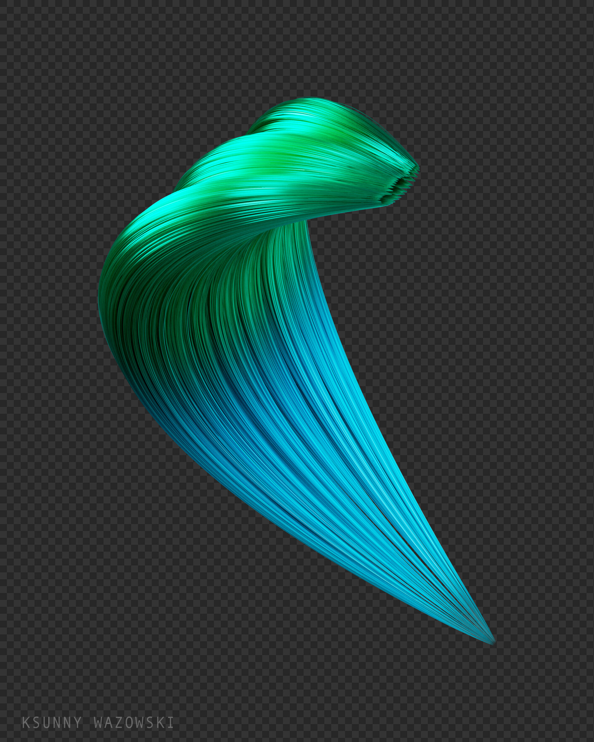 ArtStation - Sample Hair Style. Clump with clumping and noise.