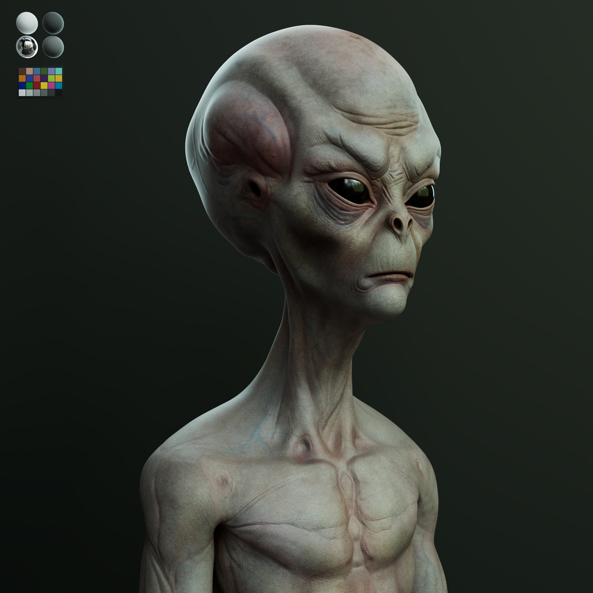 ArtStation - Gray Alien