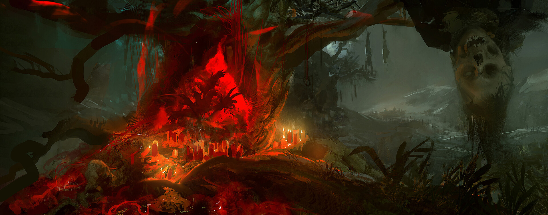 ArtStation - Diablo 4 (Cursed tree) fan art