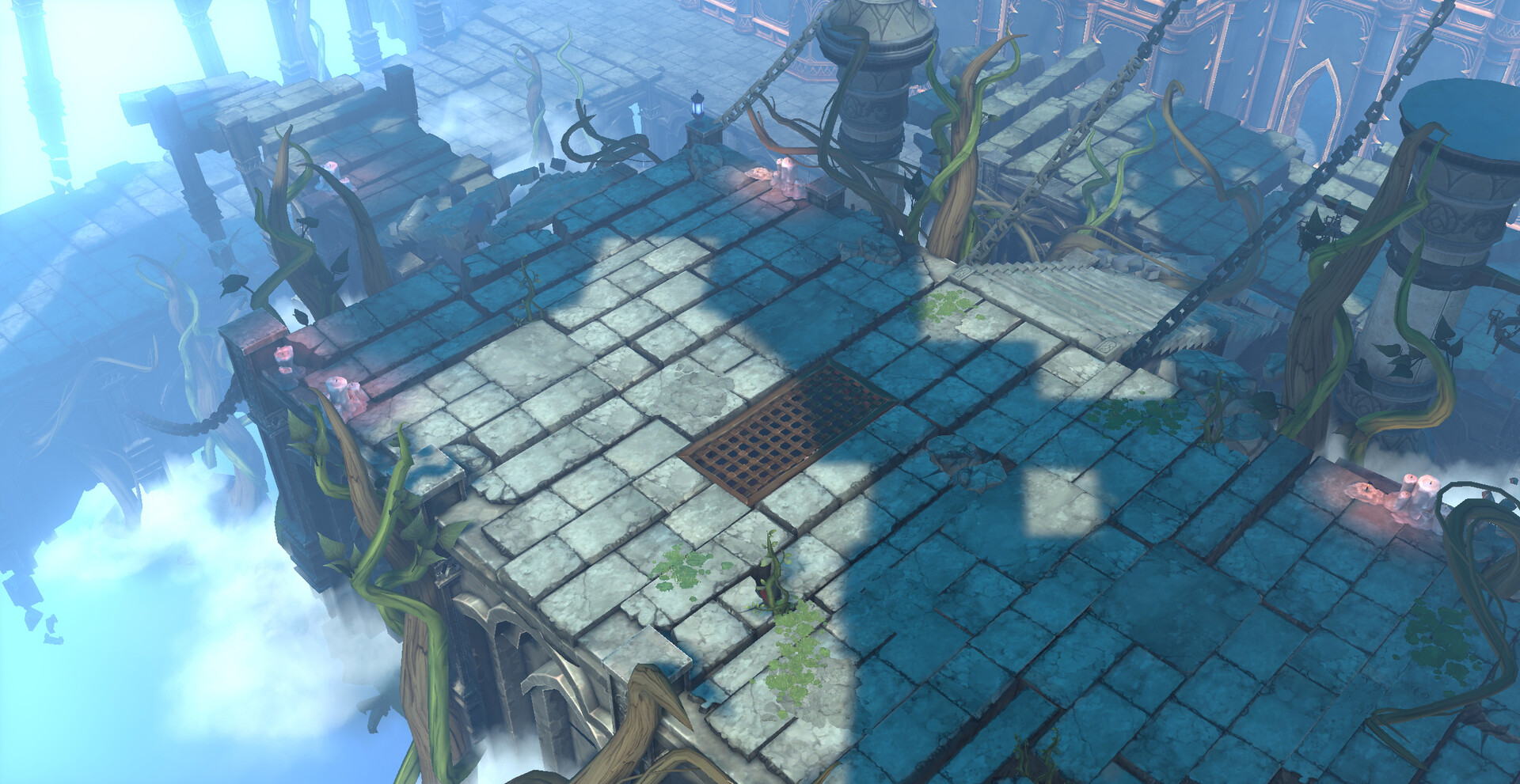 ArtStation - pc game_floating stone castle