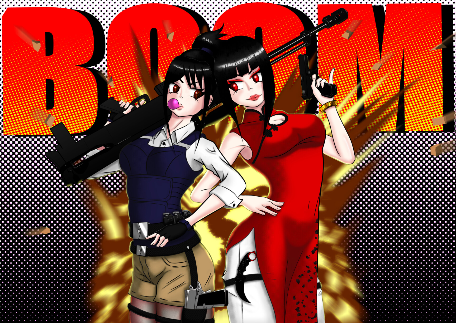 ArtStation - Guns And Girls