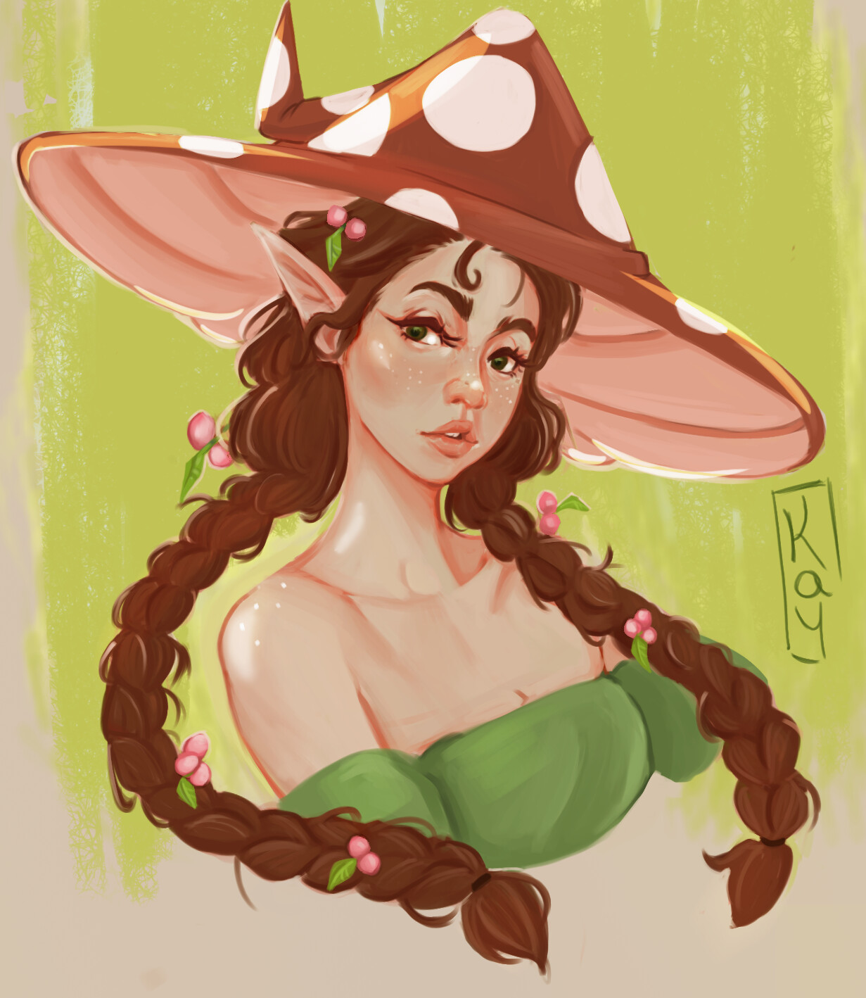 ArtStation - wood elf witch