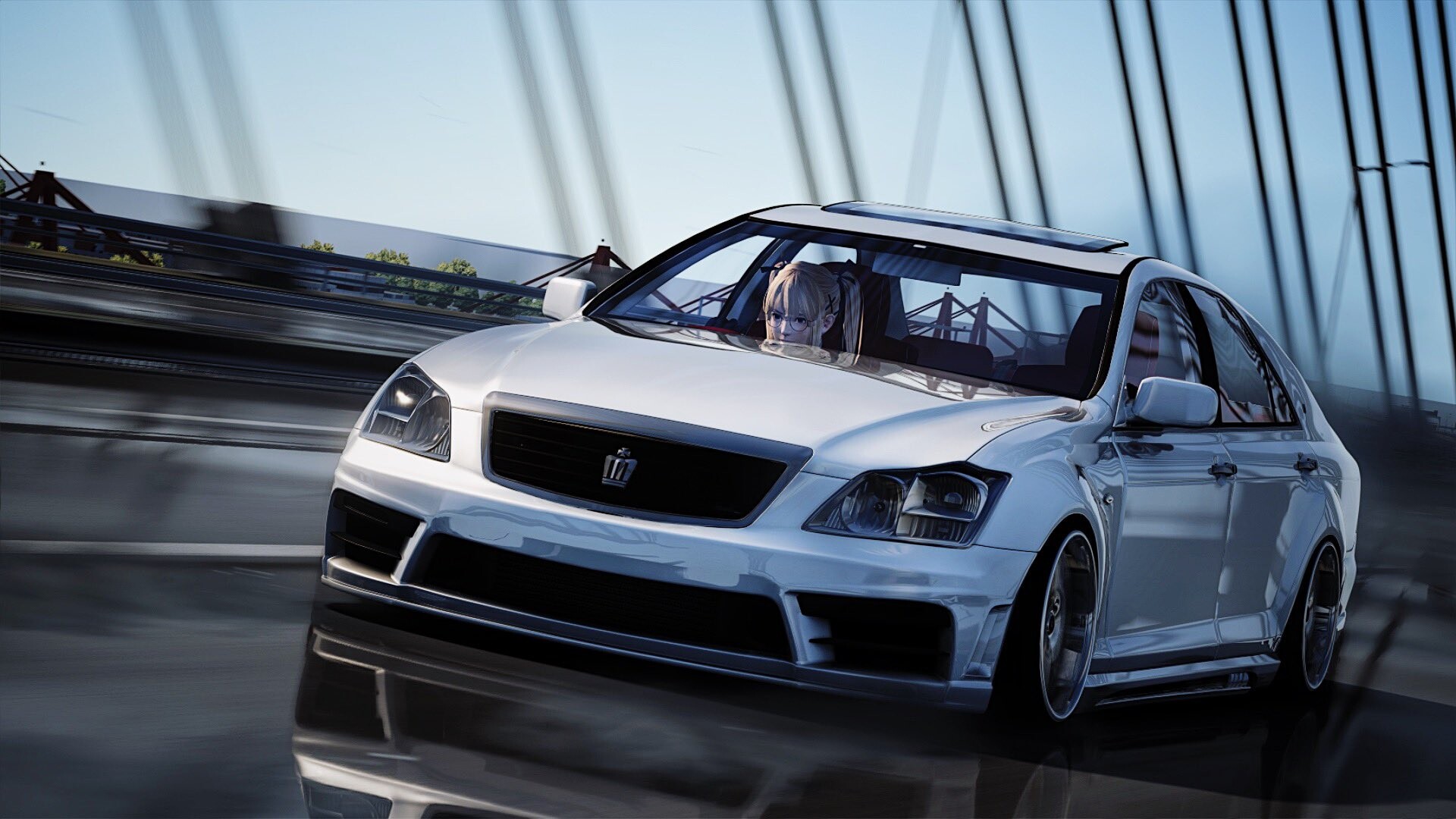 Pasha Stetsiuk - Toyota Crown GRS184 in W221 AMG bodykit