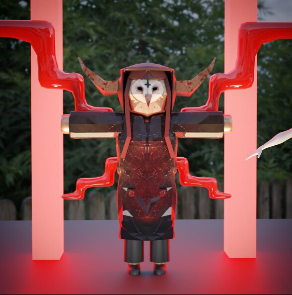 ArtStation - Horror low poly Alex