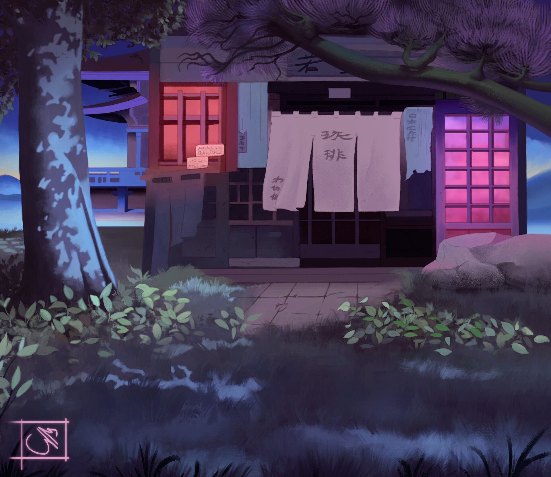 ArtStation - Japanese Animation Background