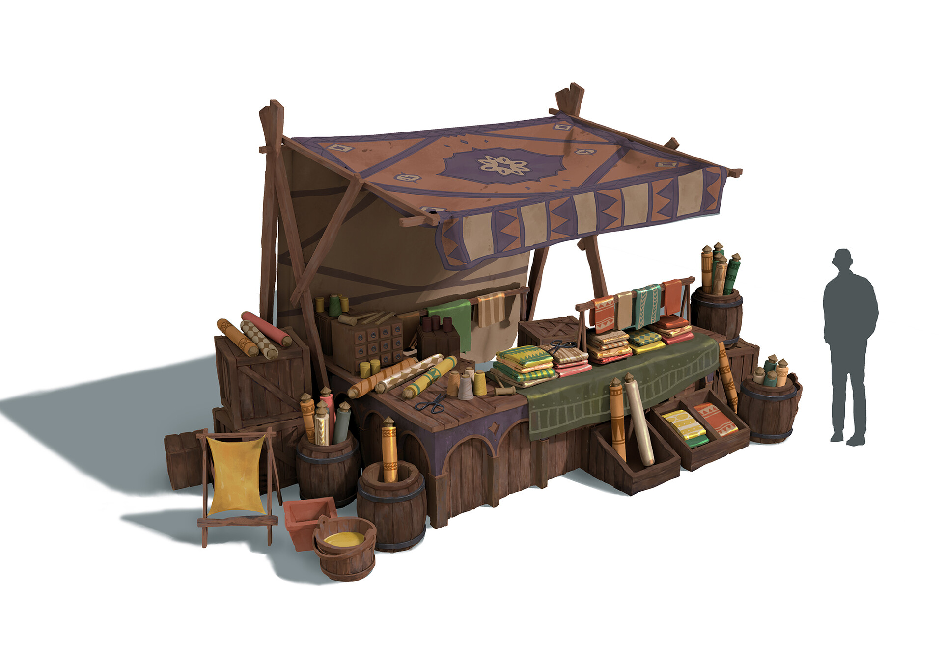 ArtStation - Medieval shop
