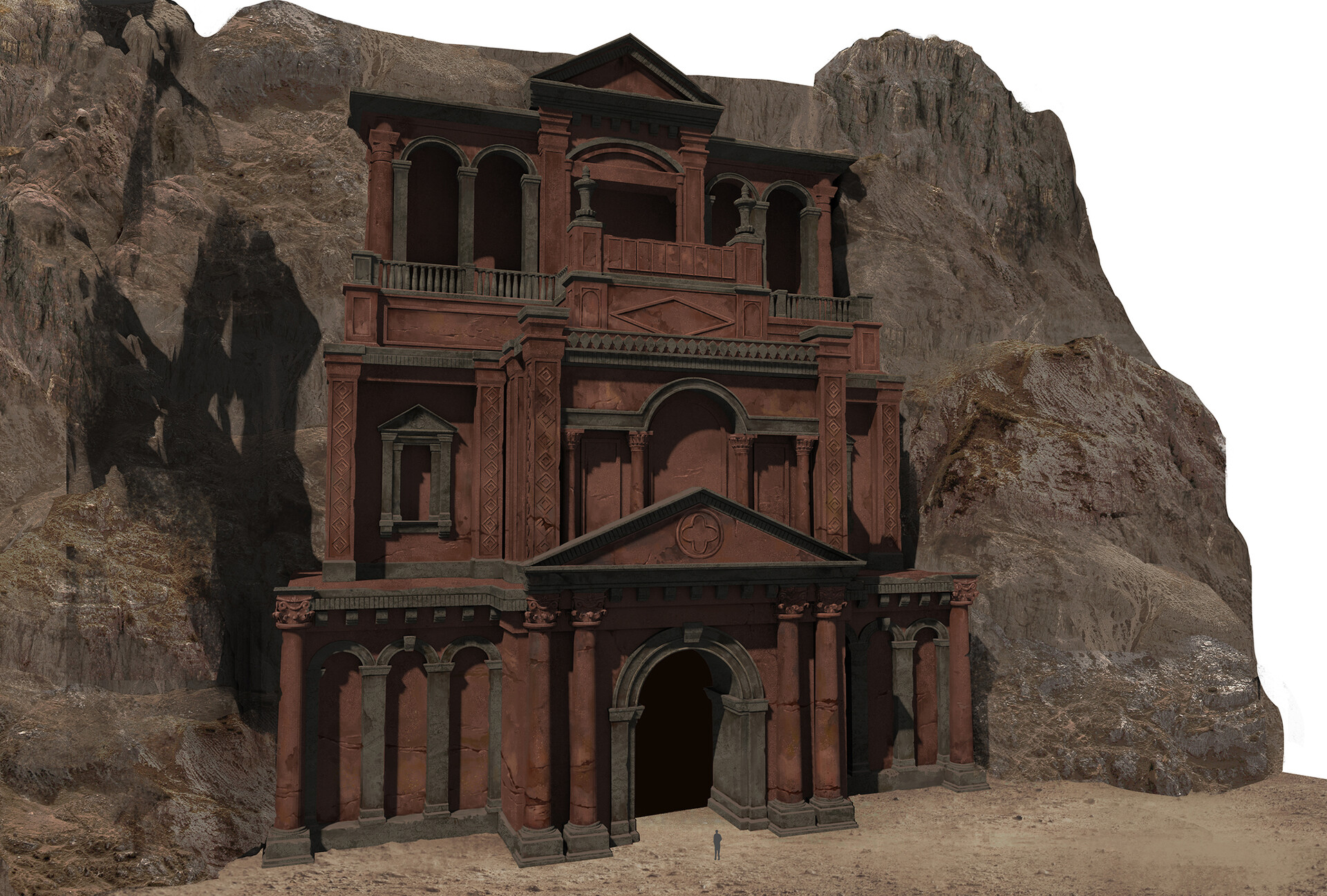 ArtStation - Ancient ruins entrance