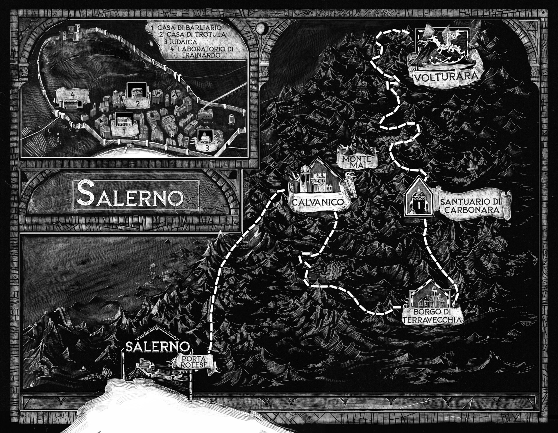 ArtStation - Draconis Chronicon - map