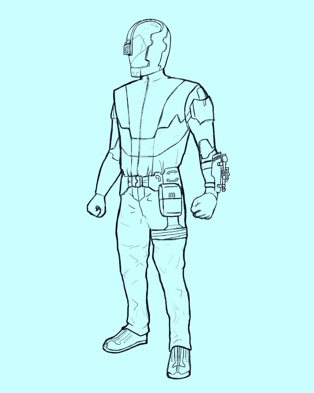 ArtStation - Bounty Hunter Character Concept Utilizing Photoshop