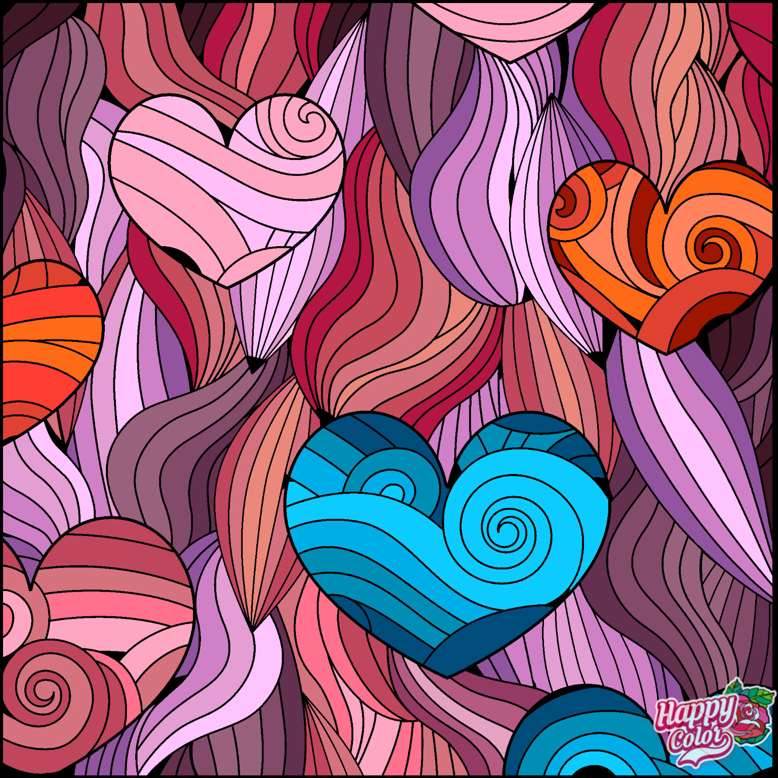 ArtStation - Abstract Heart Color