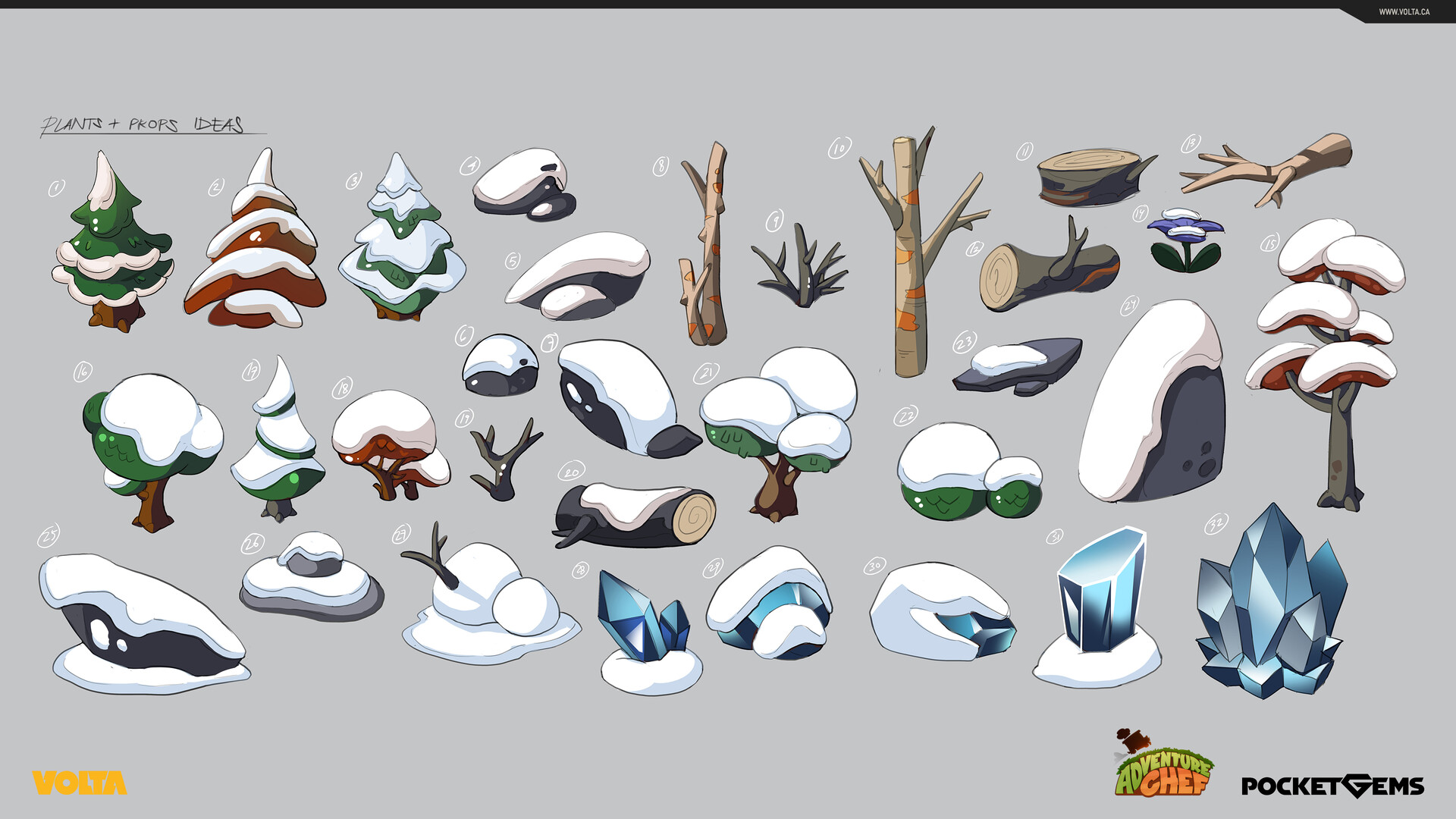 Paolina Sie - Adventure Chef - Winter Biome Environment Design