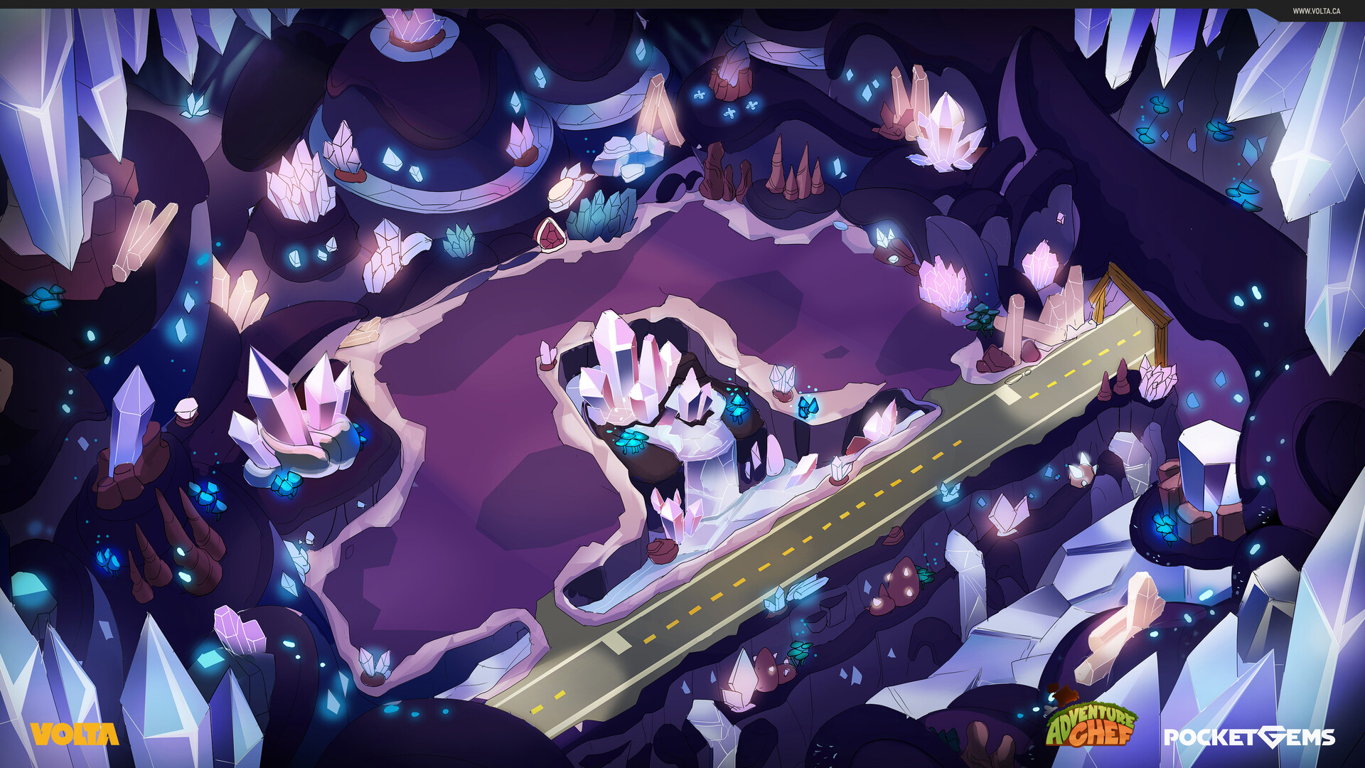 Paolina Sie - Adventure Chef - Crystal Cave Environment Design