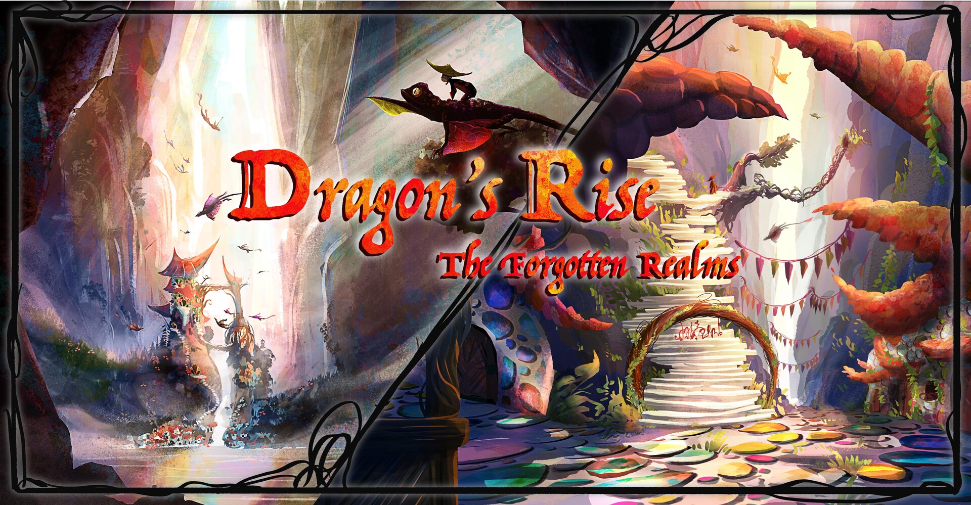 ArtStation - Dragon's Rise - The Forgotten Realms