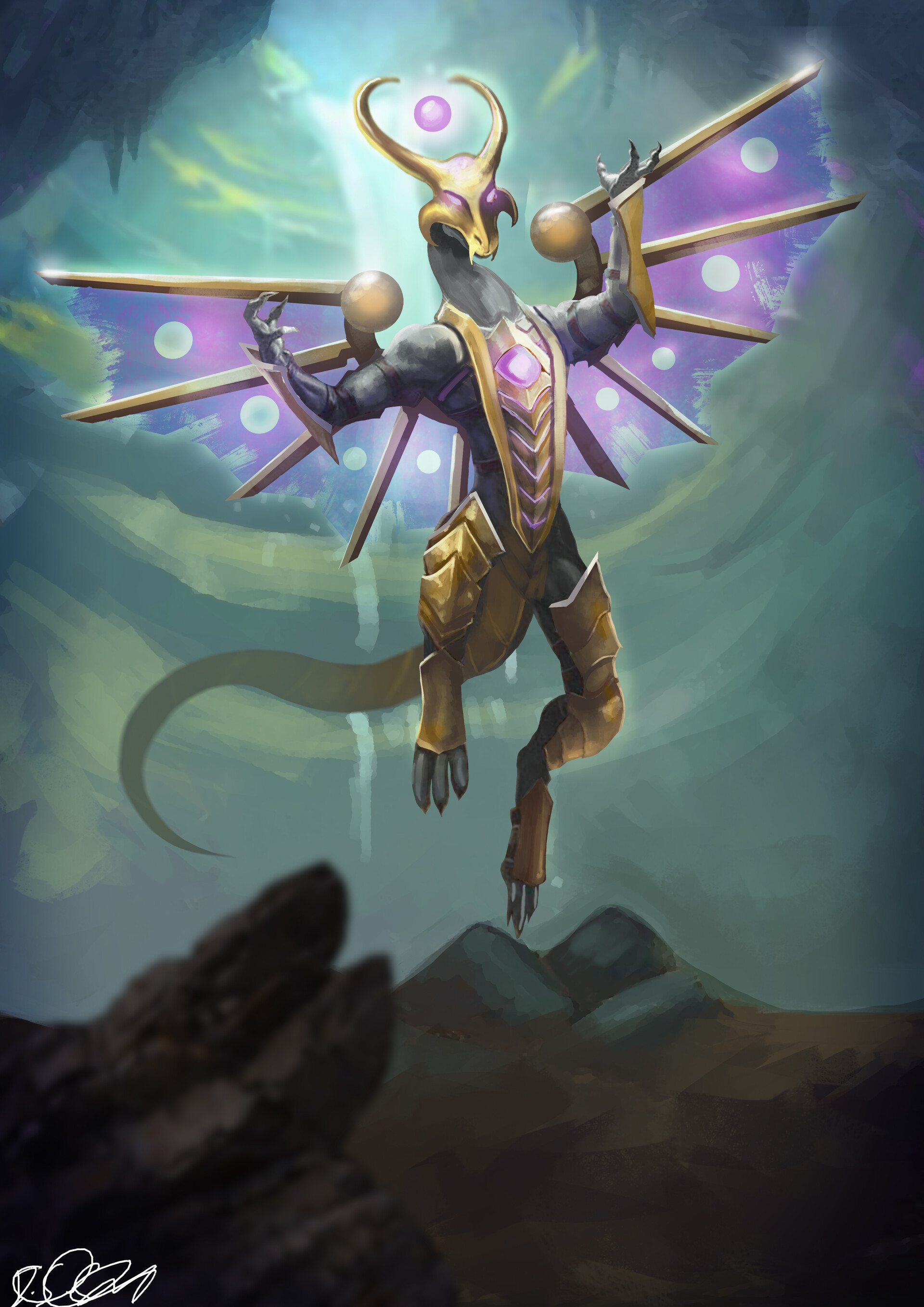 ArtStation - Neo Grand Dragon card art