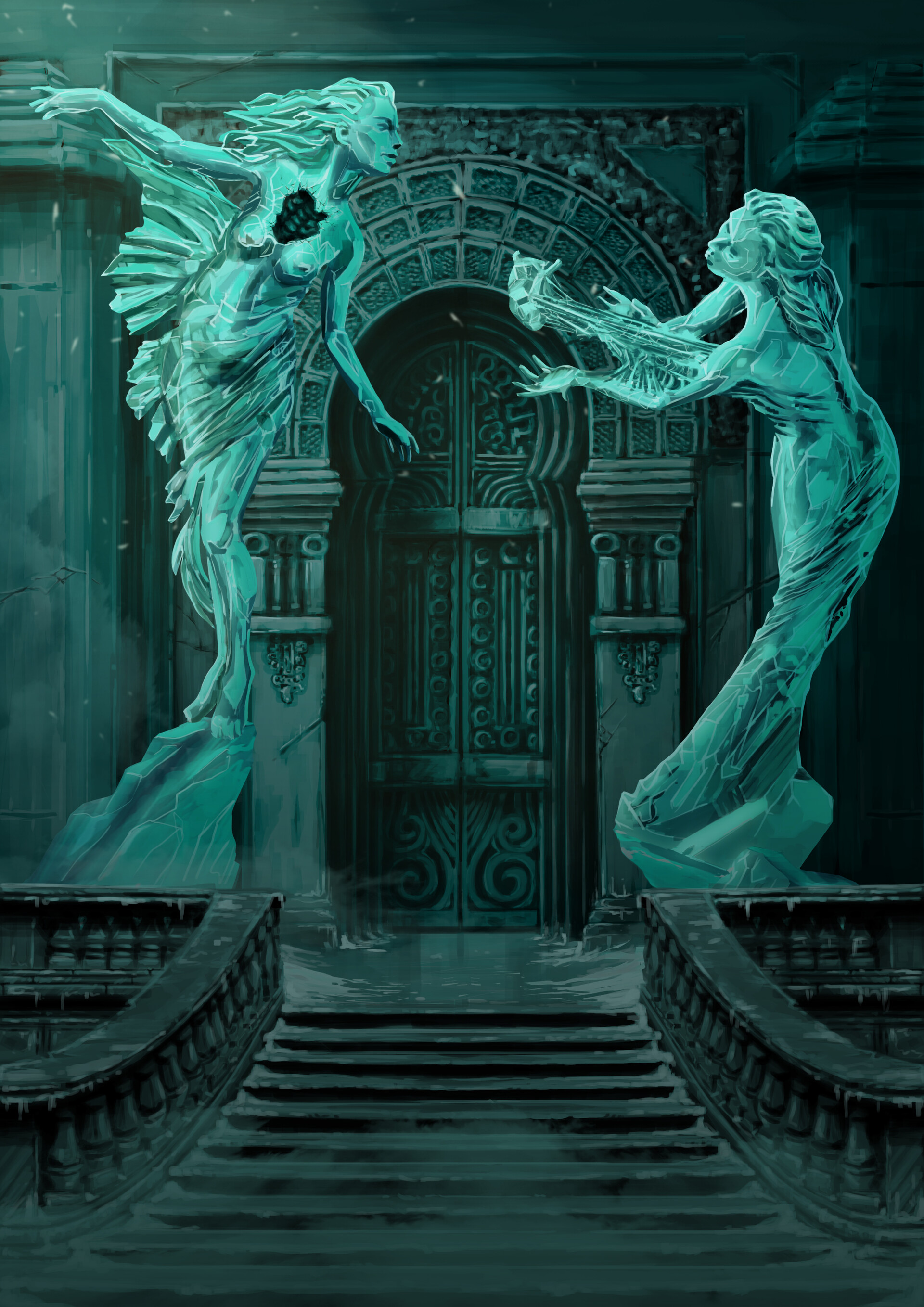 ArtStation - Frozen Door