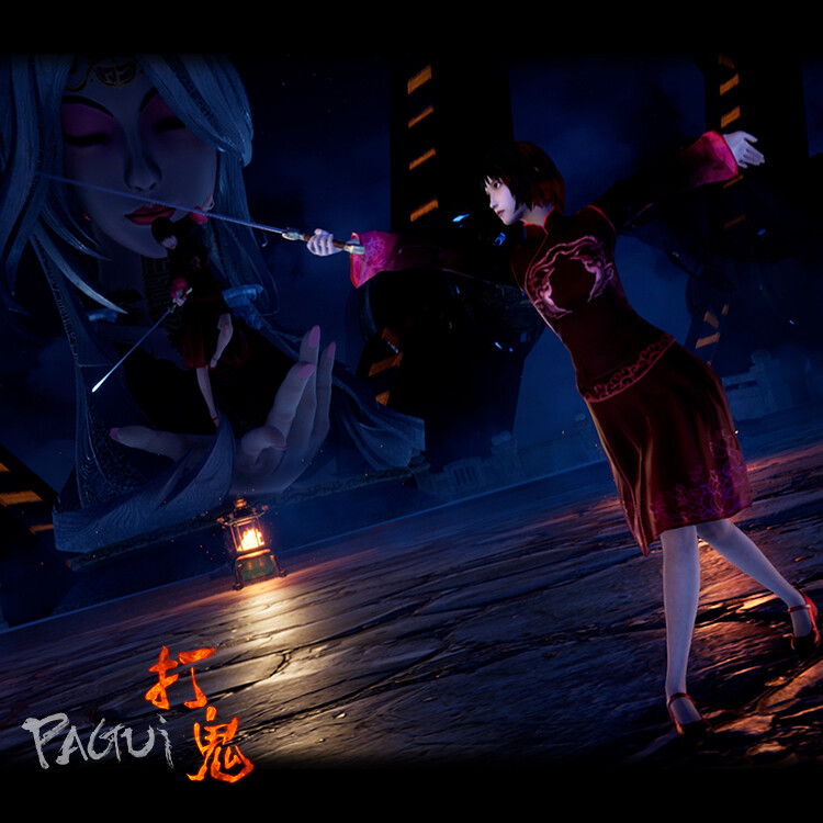 lin john - Pagui 2 heroine Cuilin's 3D character tidbits