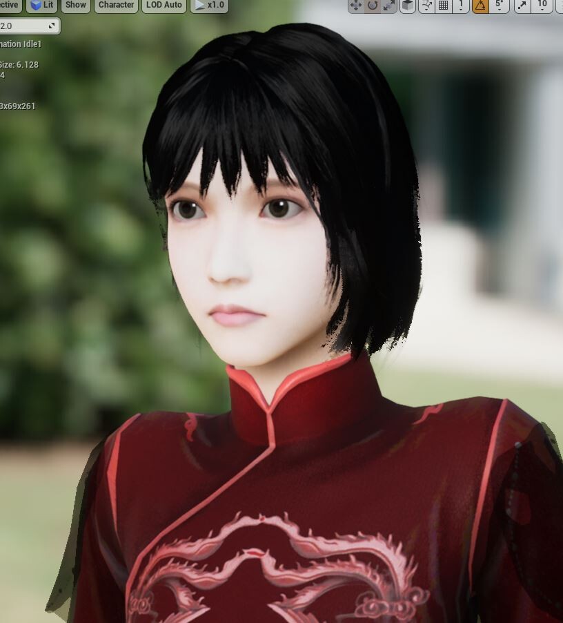 lin john - Pagui 2 heroine Cuilin's 3D character tidbits