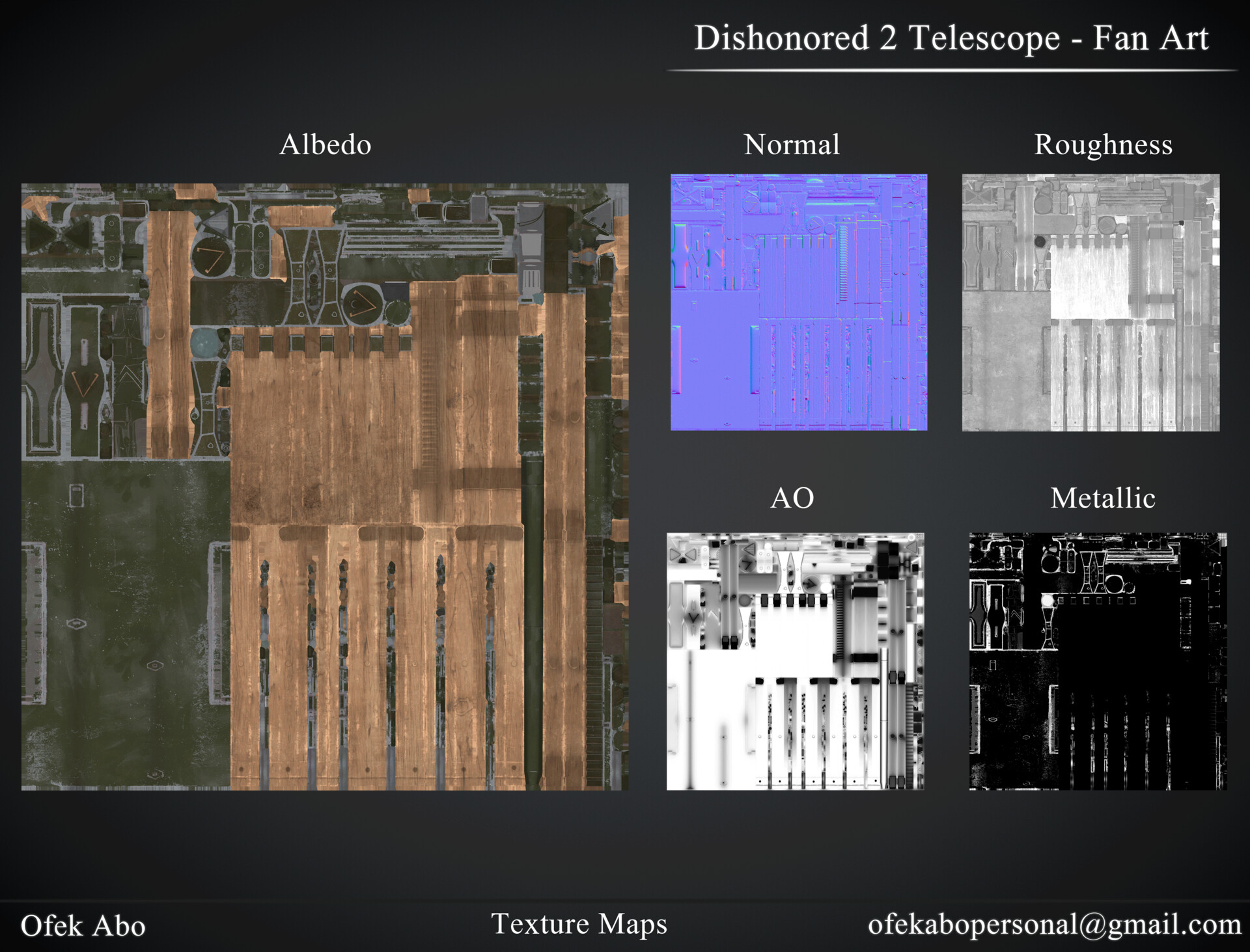 Ofek Abo - Dishonored 2 Telescope - Fan Art