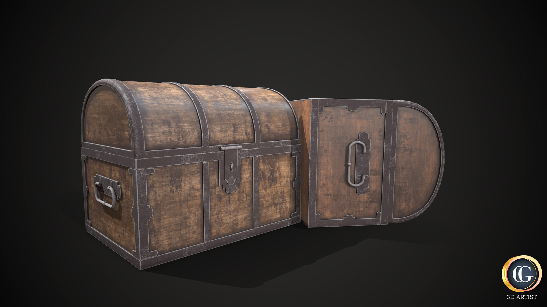 ArtStation - Wooden Box Gaming Props
