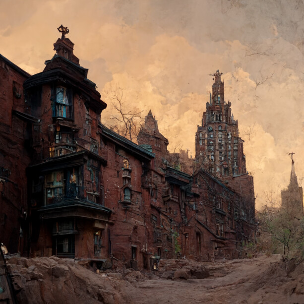 ArtStation - old town