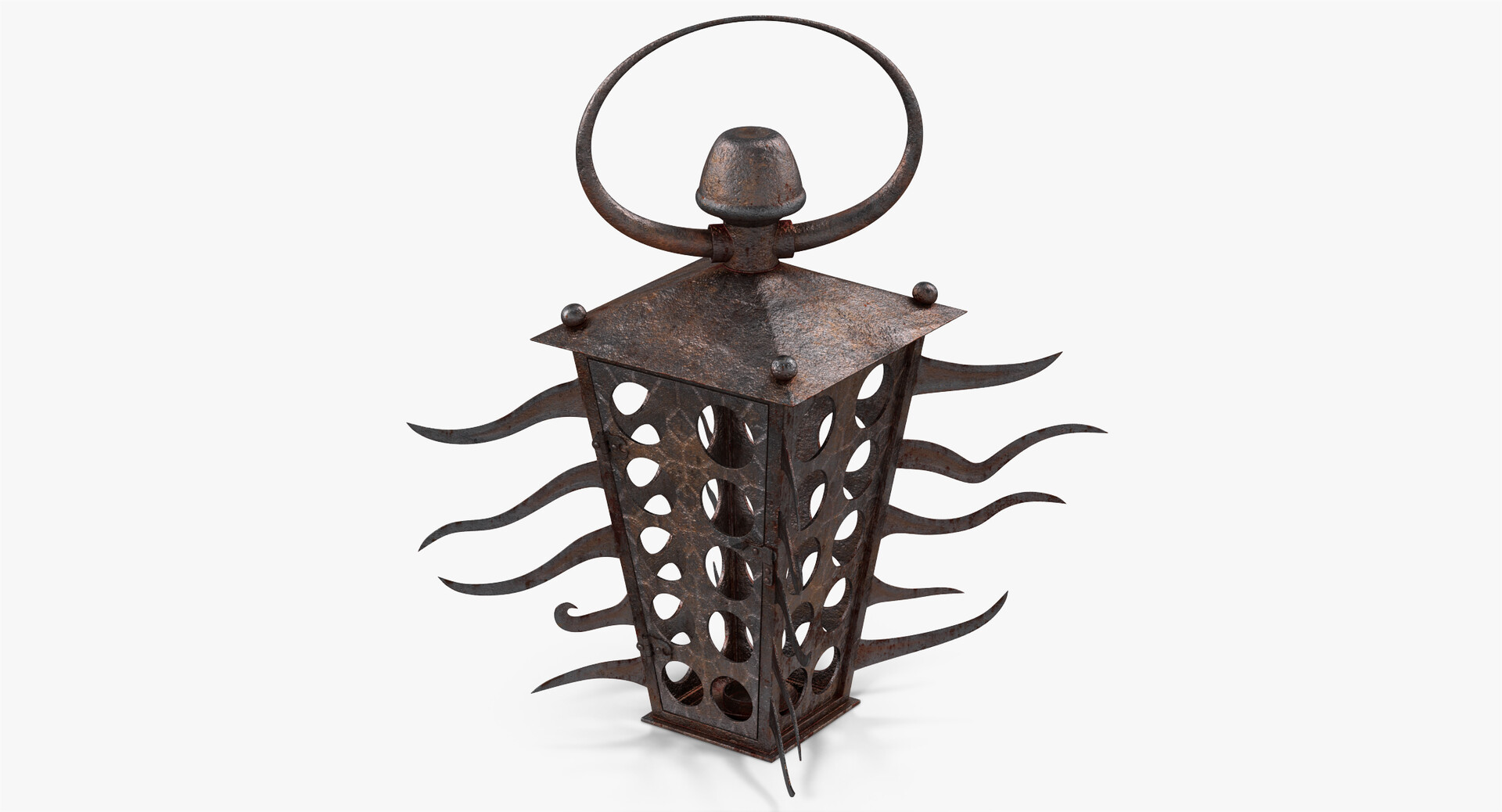 ArtStation - Rusty Candle Lantern