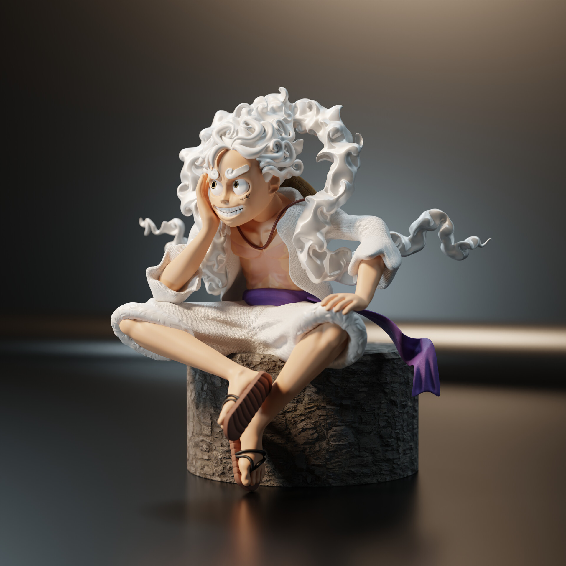 ArtStation - Fan art - Monkey D. Luffy Gear 5