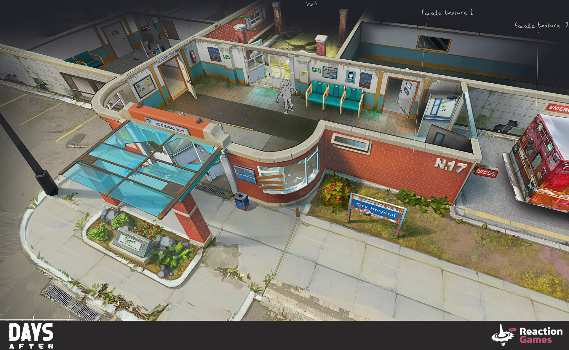 ArtStation - "Days after" - environment concept art dump