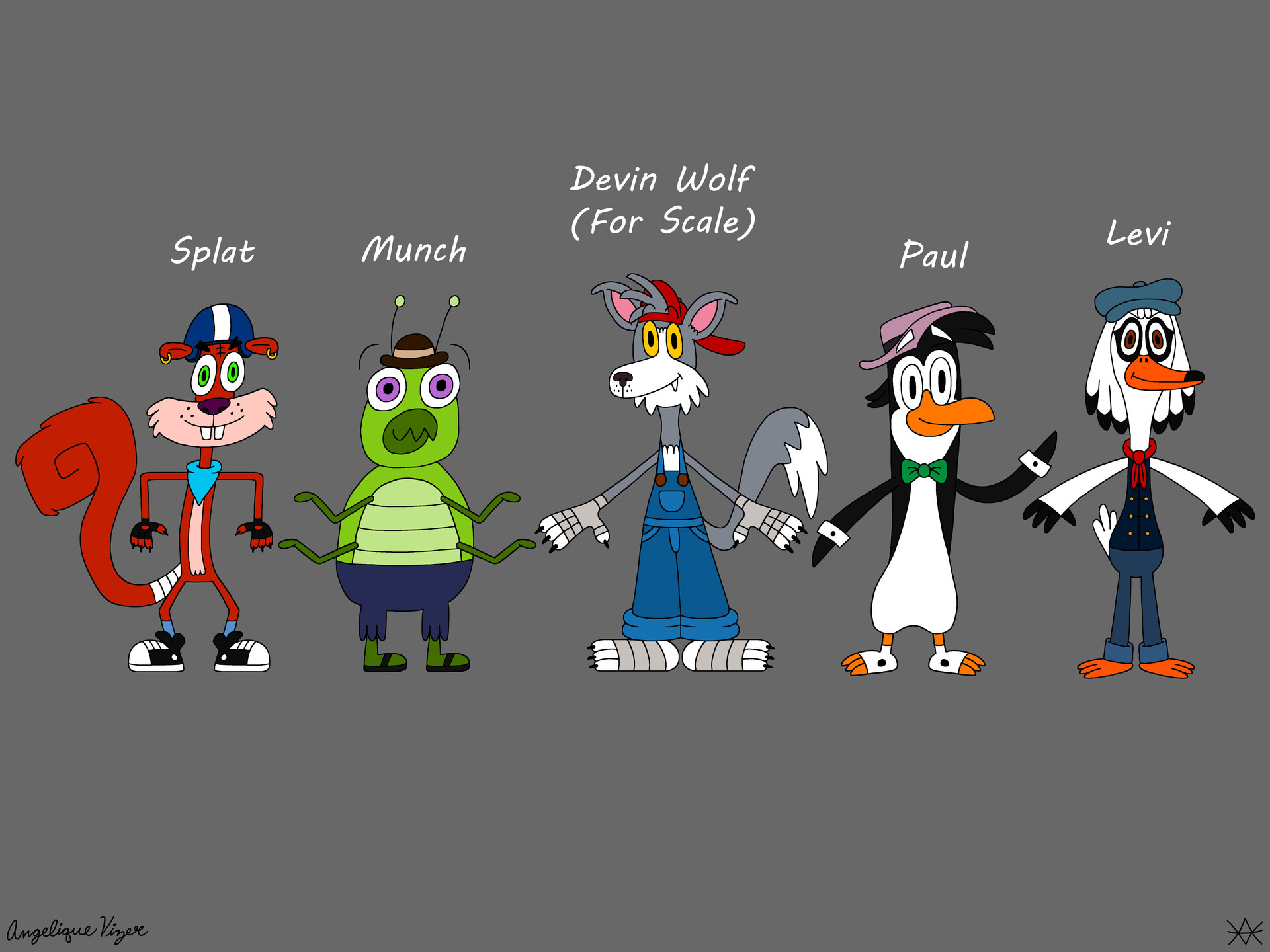 ArtStation - Saving Devin Wolf 2D Toon Designs