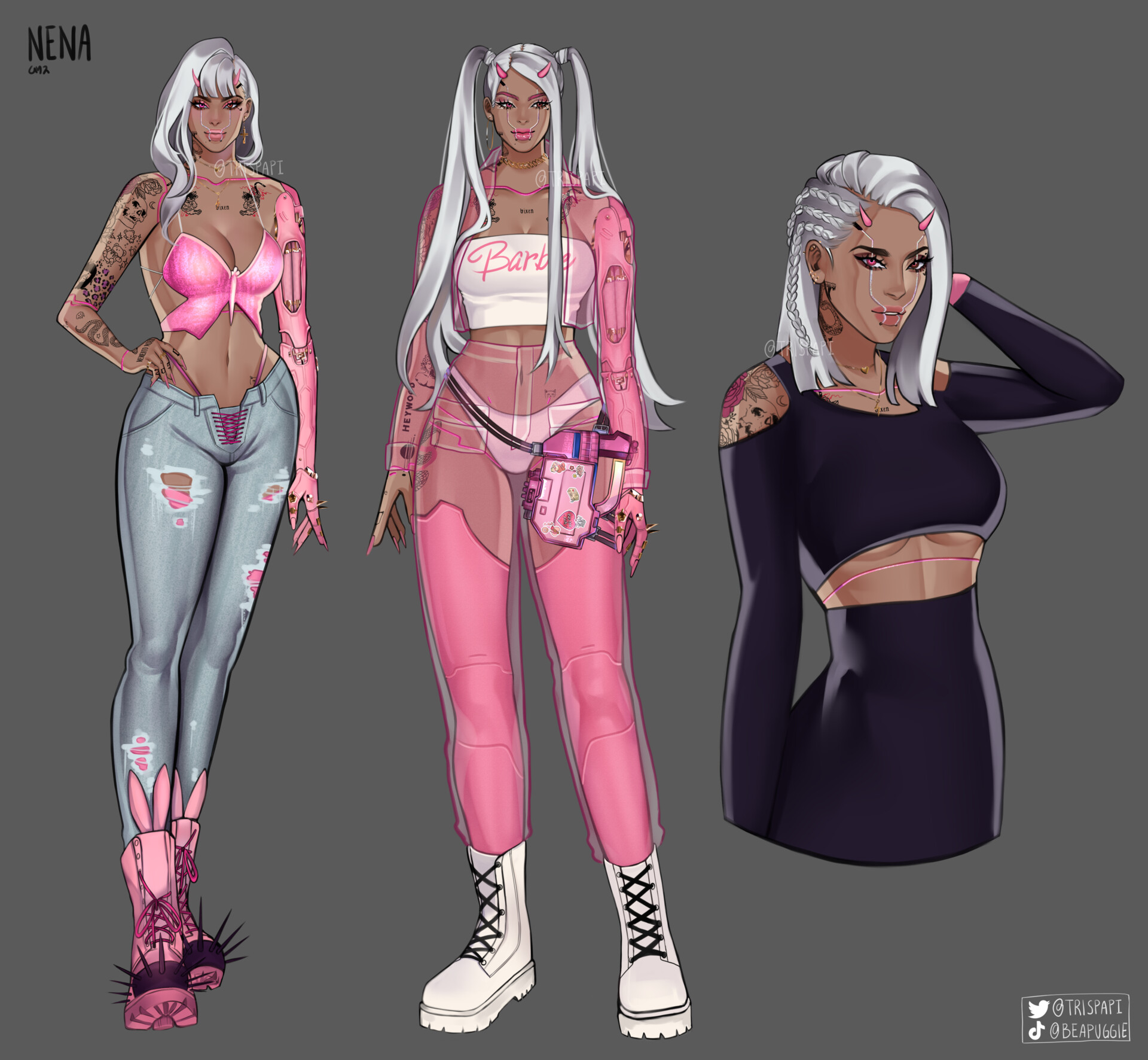 ArtStation - Character Sheet: Nena