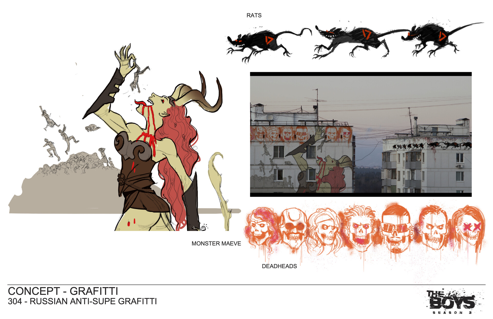 Jonathan Standing - The Boys - S3 - Russian Graffiti