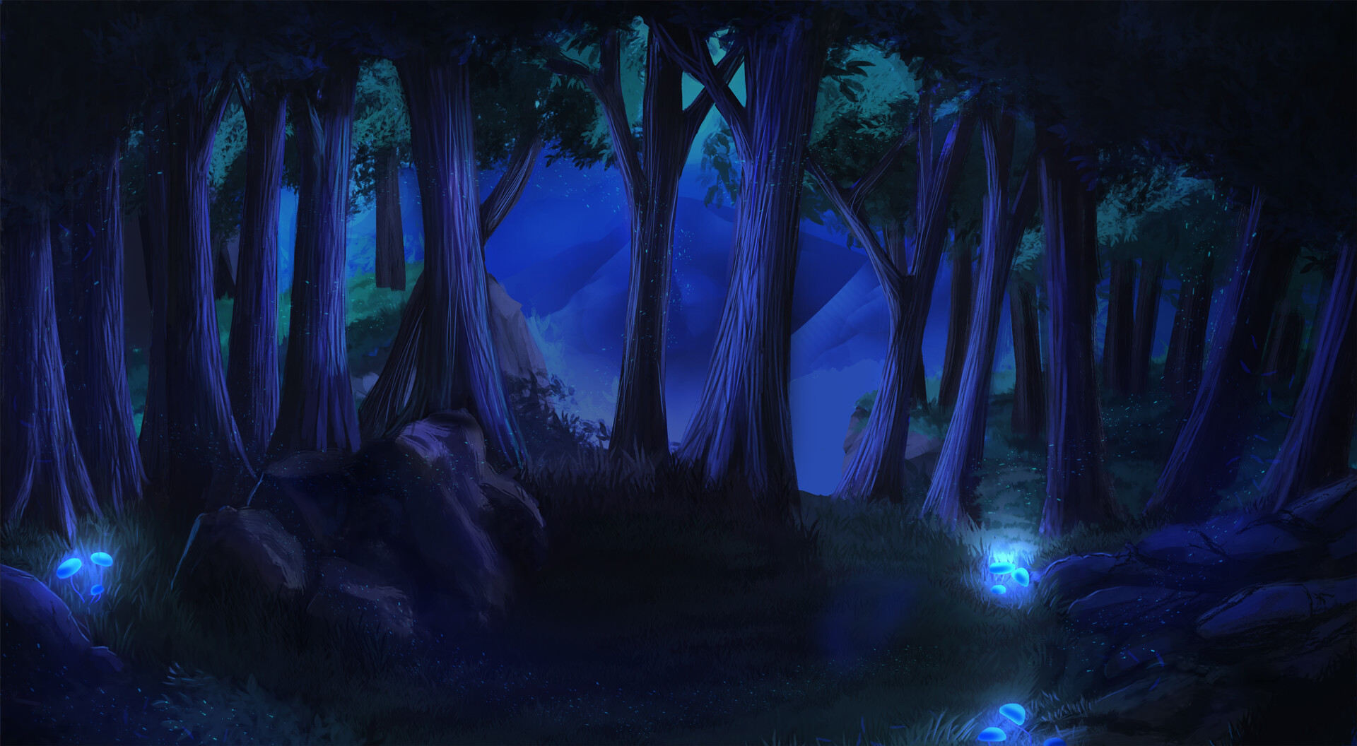 ArtStation - Dark forest