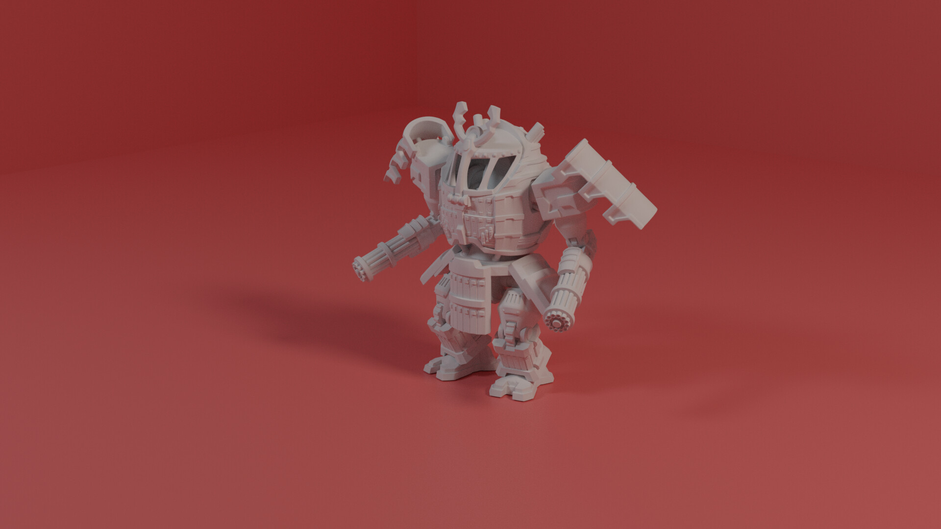 ArtStation - Steampunk Samurai Robot