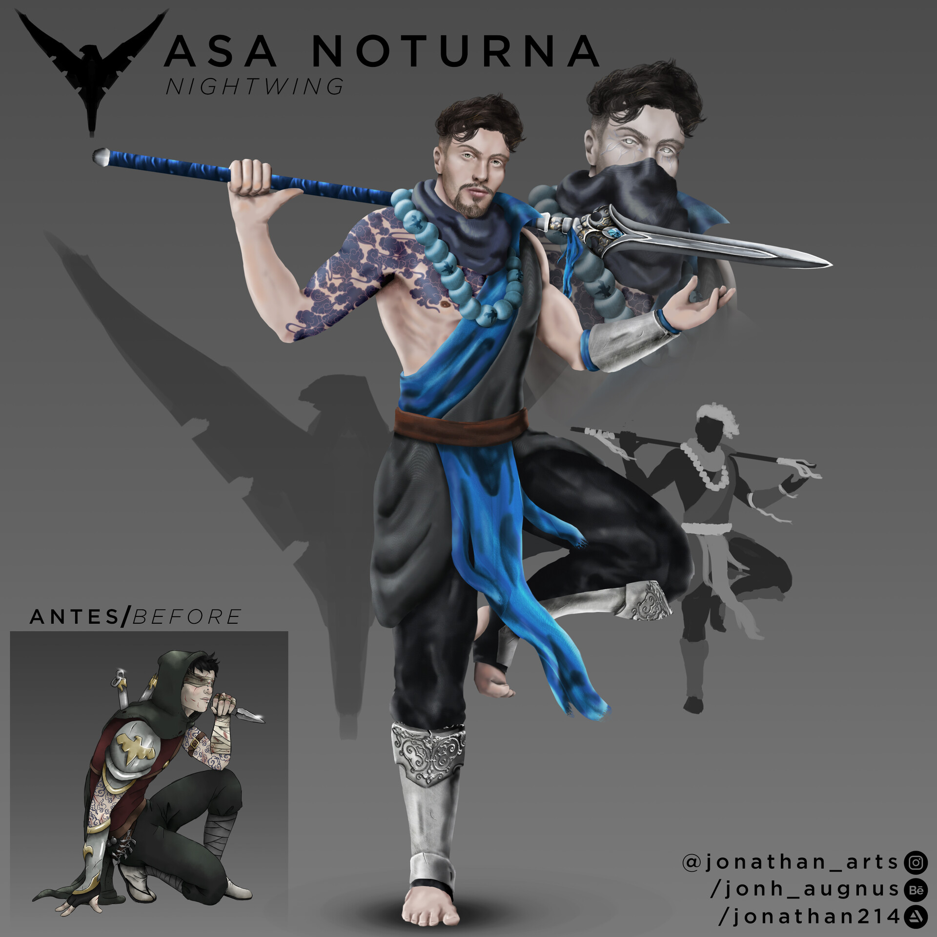 ArtStation - Nightwing Medieval RPG