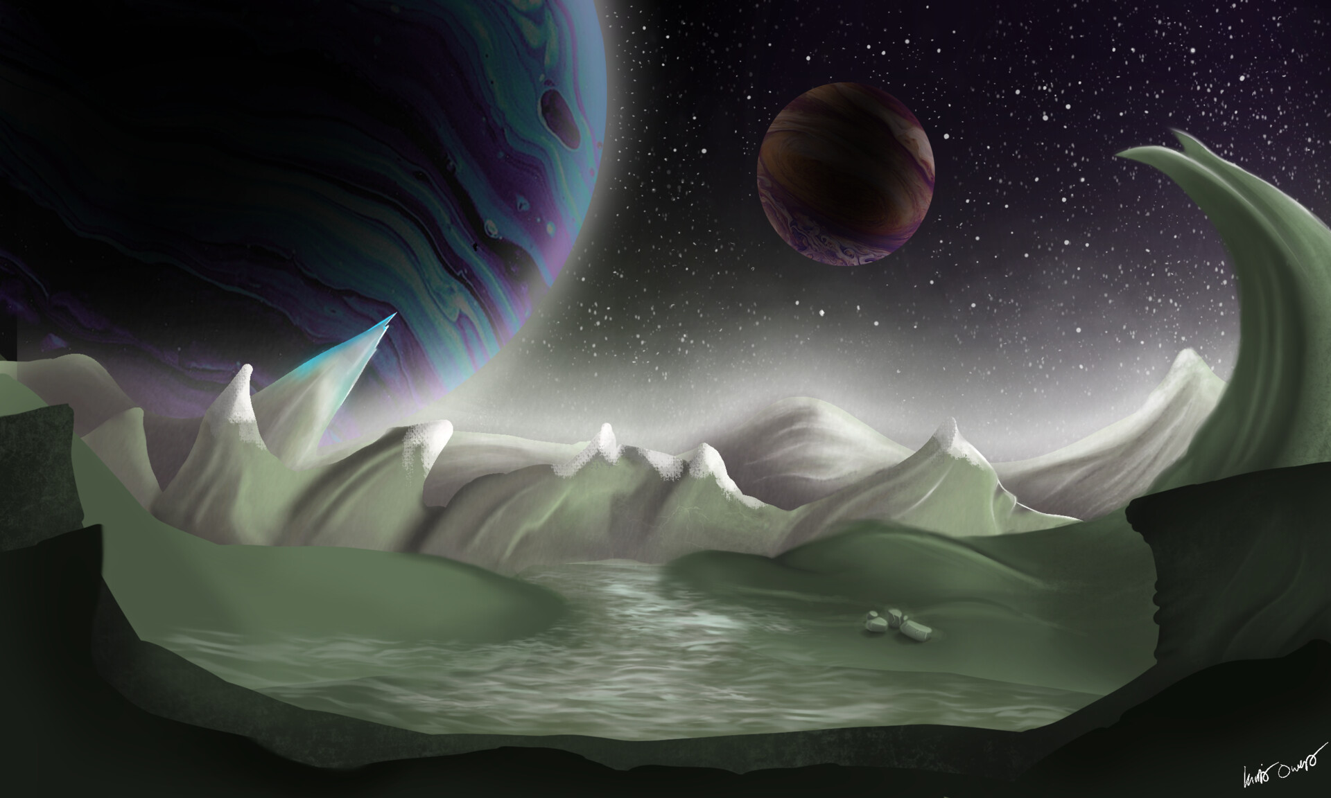 ArtStation - Environmental Concept - Sci-Fi Project