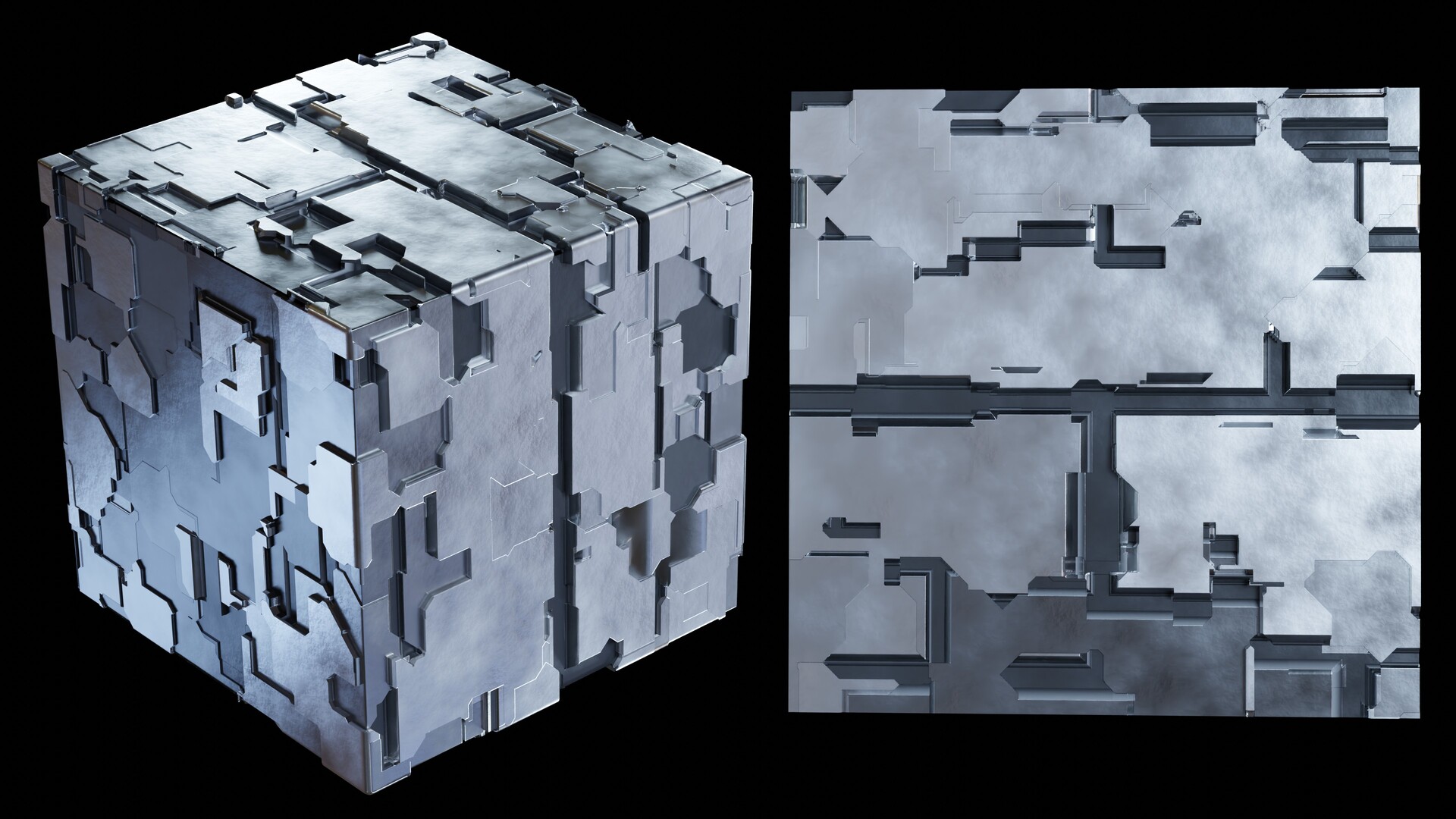 Ryan King - Procedural Sci-Fi Panels Material (Blender Tutorial)