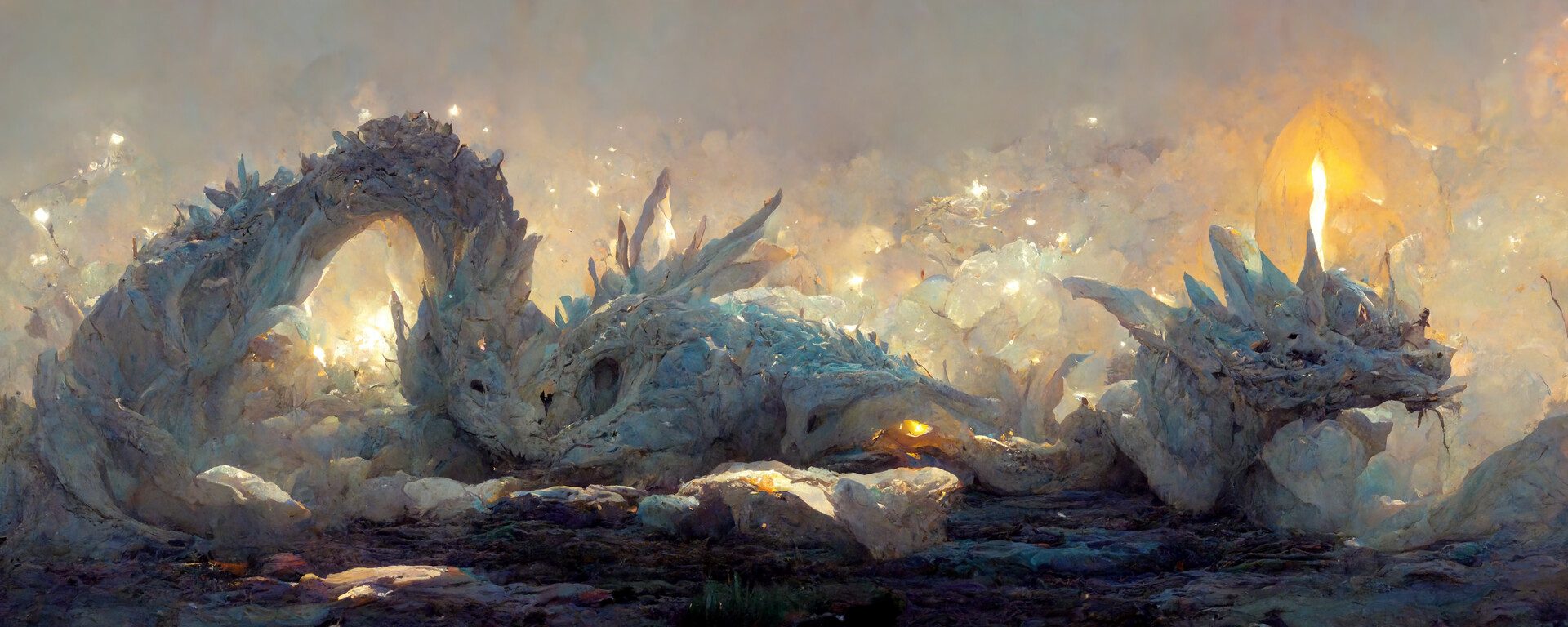 ArtStation - Frozen Dragon