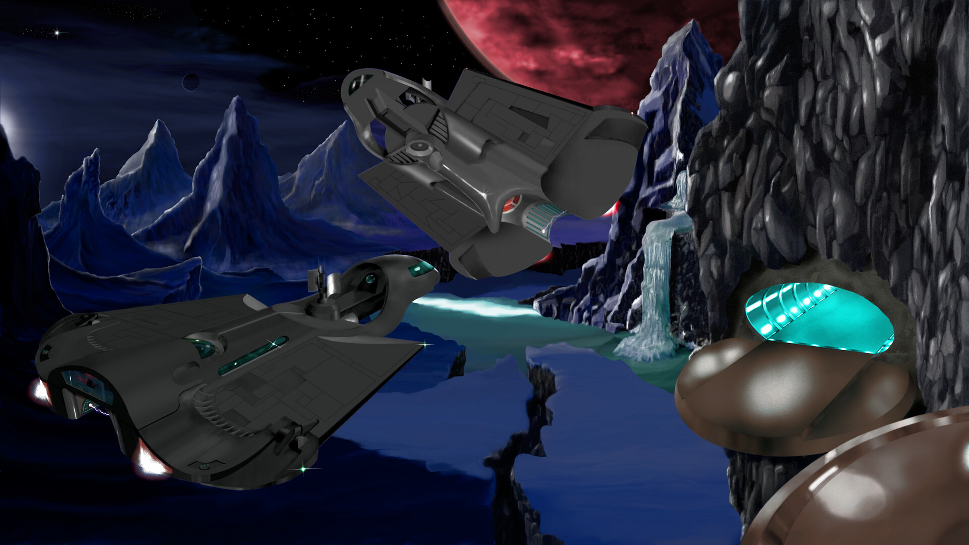 ArtStation - Mountain base