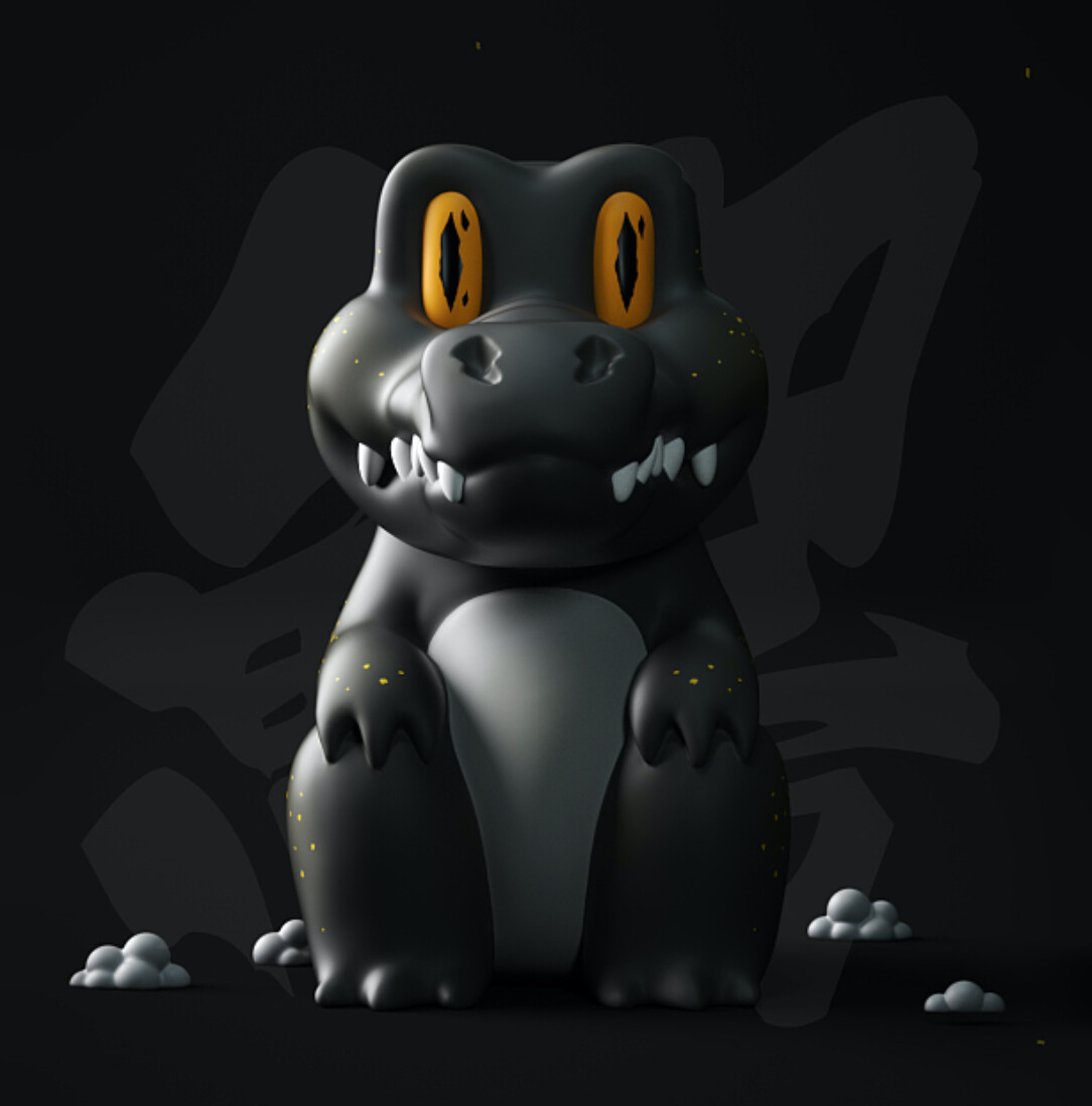 ArtStation - NFT IP design----crocodile