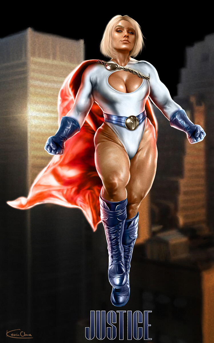 Artstation Power Girl Dc Comics