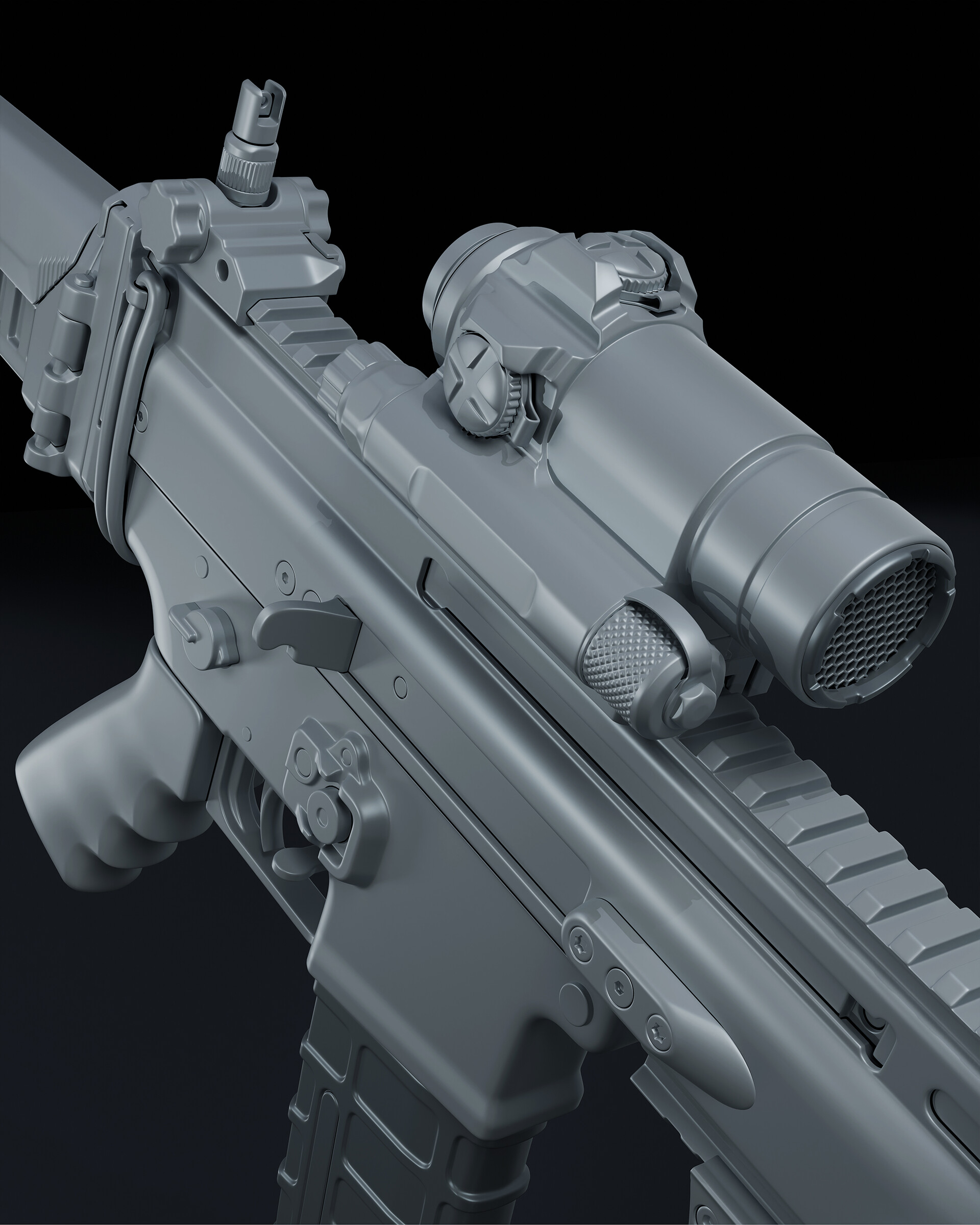 Nahum Alonso - FN SCAR 16 / HIGH-POLY