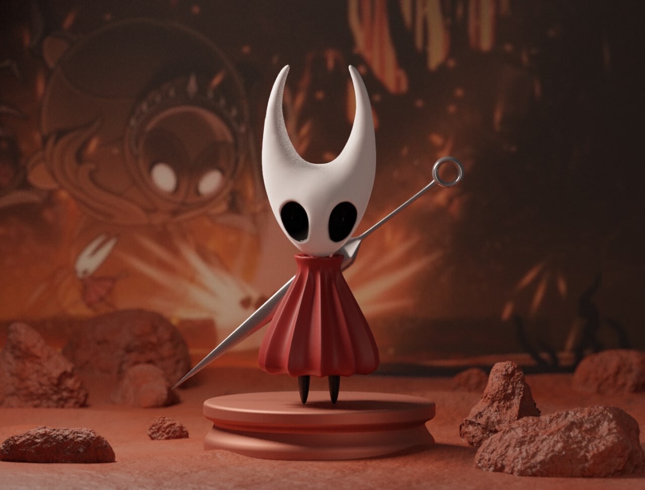 ArtStation - The Hollow Knight 3D Model In Blender