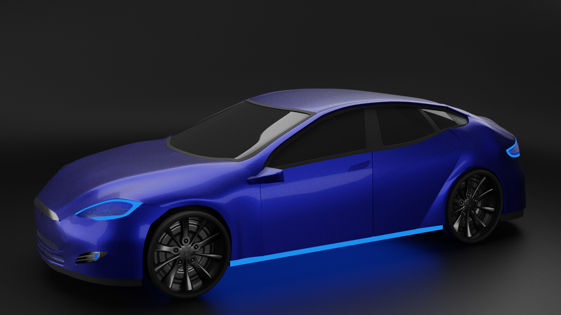 ArtStation - TESLA CAR