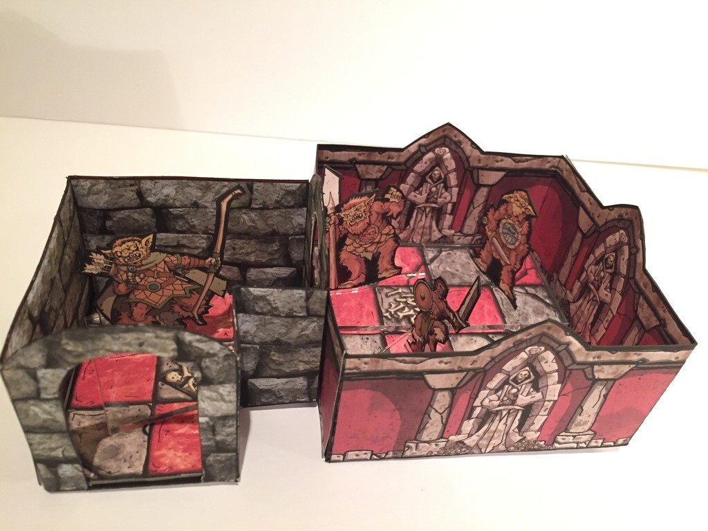 ArtStation - 3D Paper Dungeon