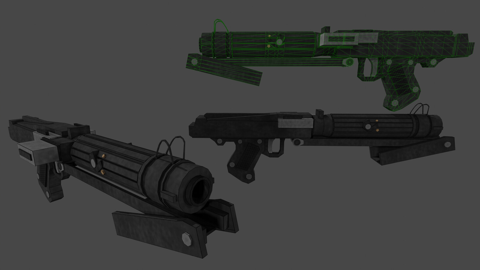 Ian Kennaley - Stylized Star Wars Clone Trooper Weaponry
