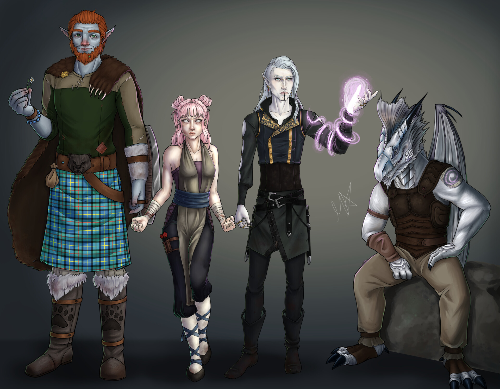 ArtStation - DnD party and commissions