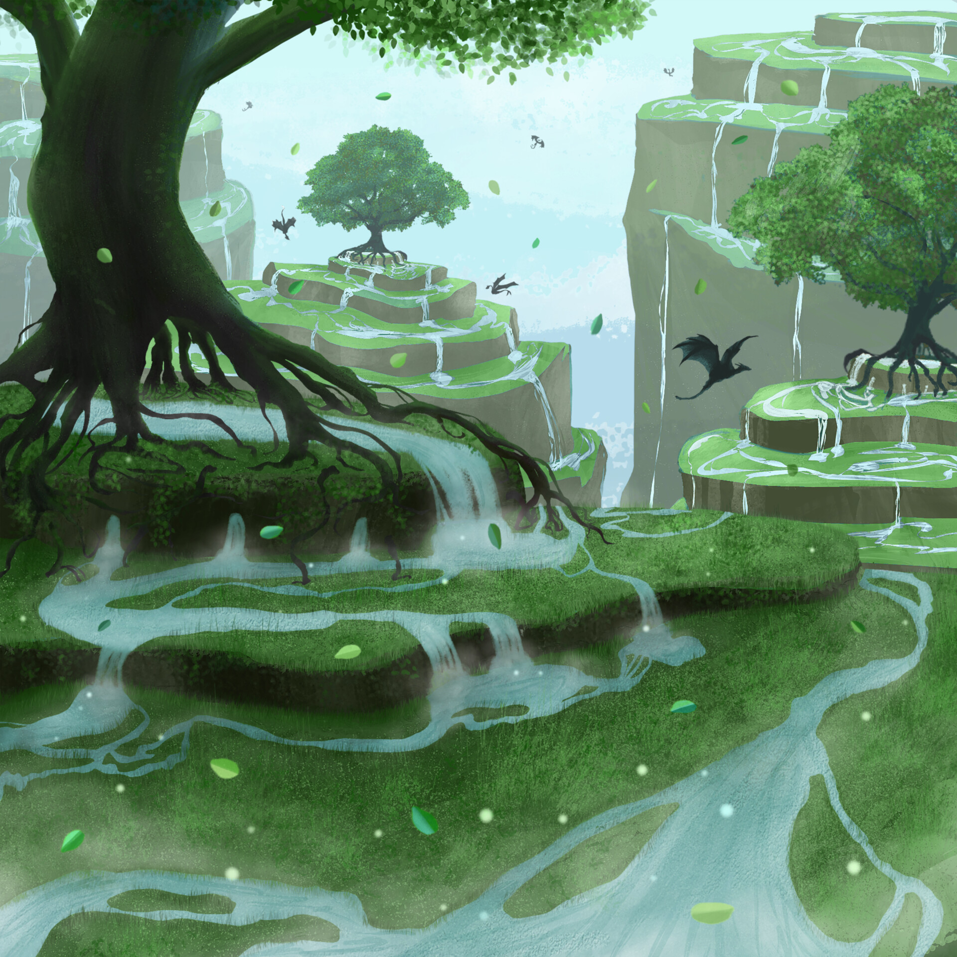 ArtStation - Dragon land